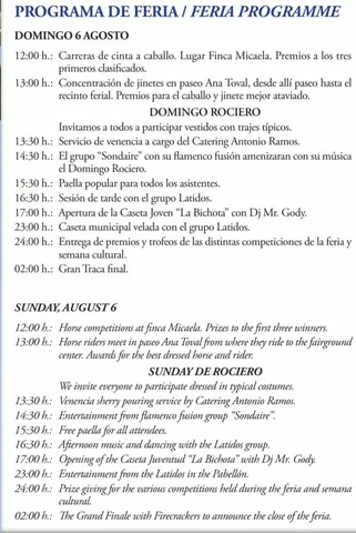 PROGRAMA FERIA 2023 - Prensa semanal